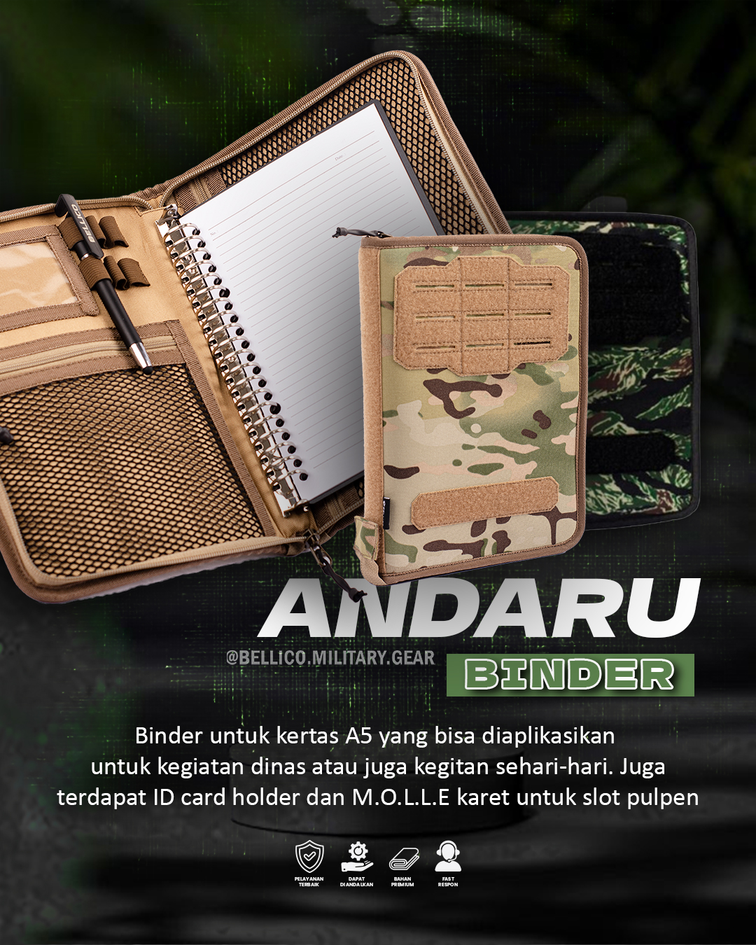 Binder Book Andaru – Bellico Military Gear